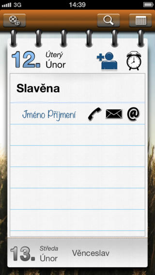 Aplikace: Kalendář jmen CZ - AppleNovinky.cz