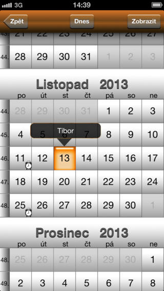 Aplikace: Kalendář jmen CZ - AppleNovinky.cz