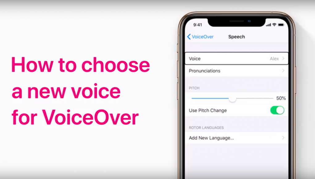 Apple návody - Jak změnit hlas u funkce VoiceOver na iPhonu nebo iPadu ...